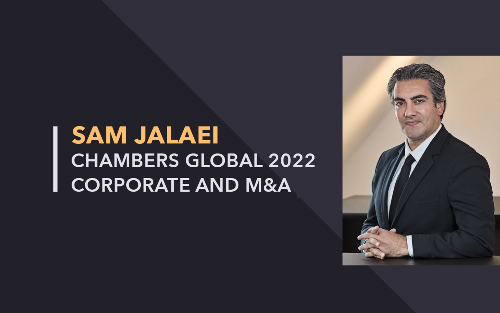 Sam ranked by Chambers Global 2022 - Magnusson